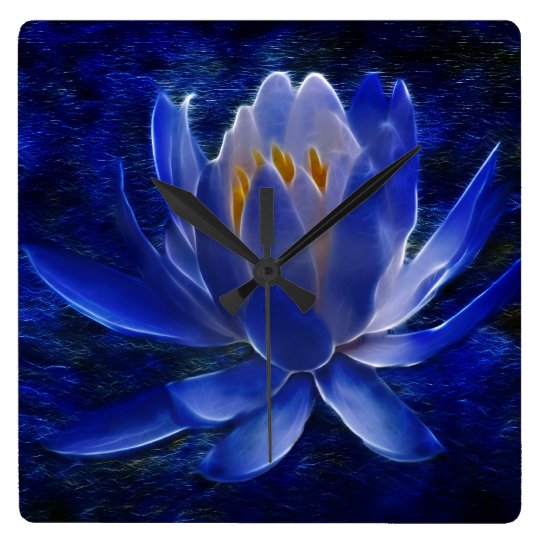 Lotus flower and its meaning square wall clock | Zazzle.com