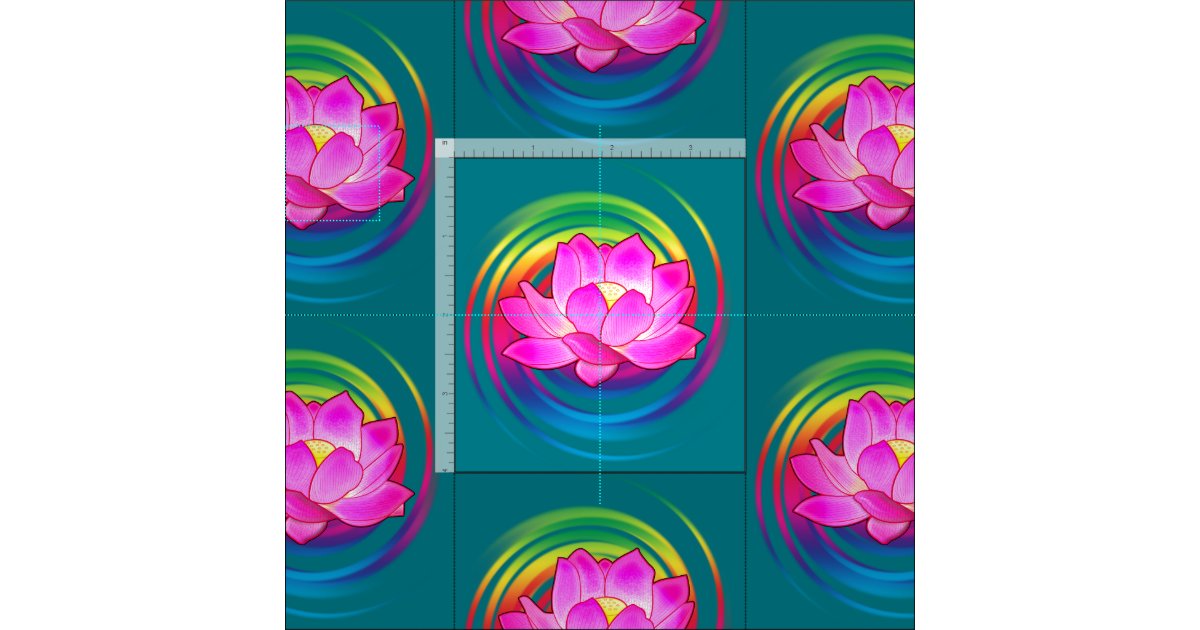 Lotus Flower Fabric | Zazzle
