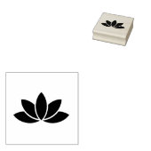 Lotus Flower Rubber Stamp | Zazzle
