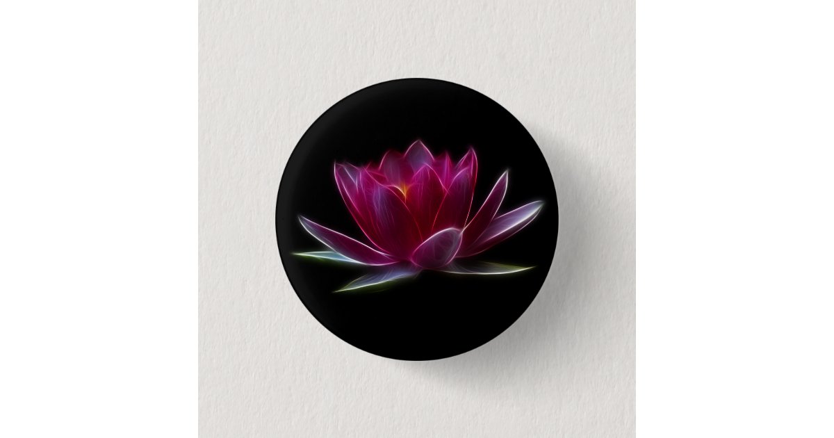 Lotus Flower Water Plant Button | Zazzle