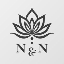 Lotus flower wedding monogram floor decals | Zazzle