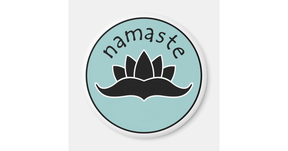 Lotus Namaste Magnet | Zazzle