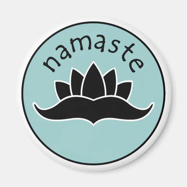 Lotus Namaste Magnet | Zazzle