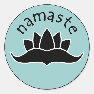 Namaste Stickers | Zazzle