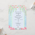 Lotus theme Wedding Invitation | Zazzle