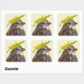 Lou the fox sparrow sticker | Zazzle
