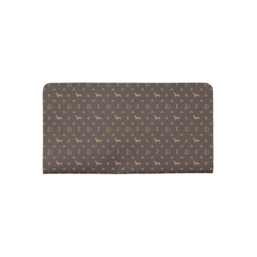 Louis Dachshund Luxury Dog Attire Checkbook Cover | Zazzle