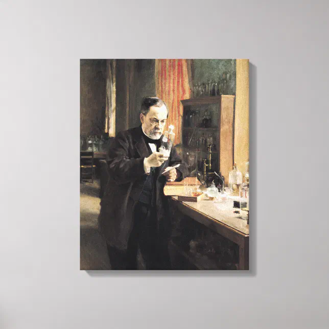 Louis Pasteur in his Laboratory, 1885 Canvas Print | Zazzle