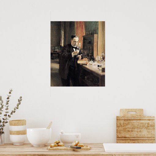 Louis Pasteur in his Laboratory, 1885 Poster | Zazzle