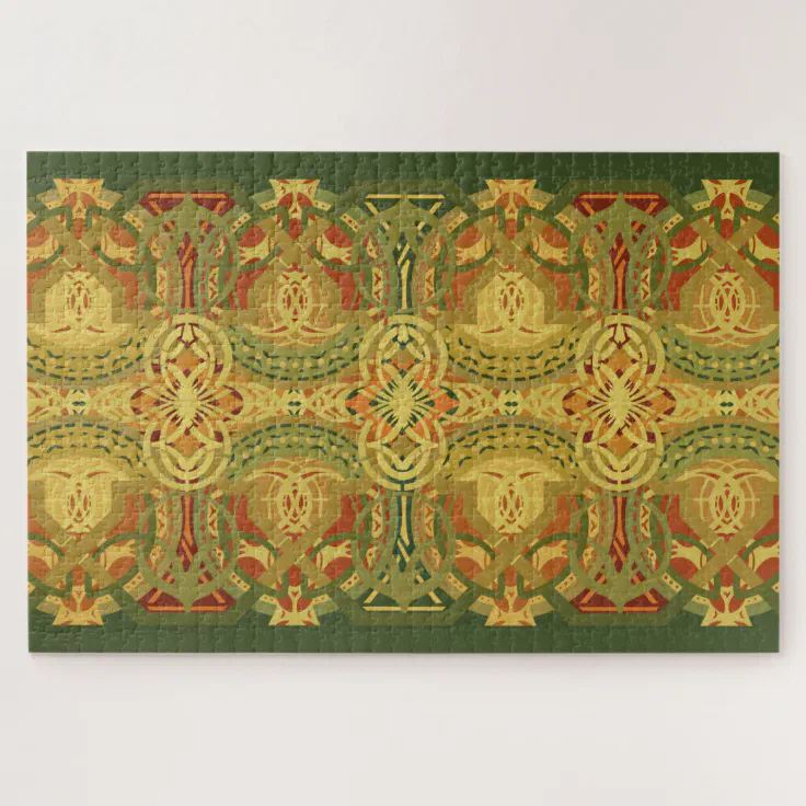 Louis Sullivan Upper Beam Stencil Jigsaw Puzzle | Zazzle