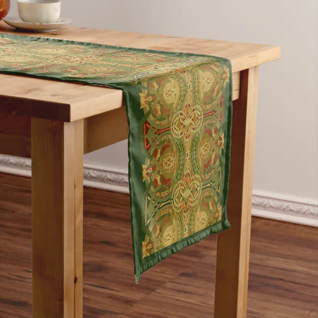 Louis Sullivan Upper Beam Stencil Pattern Medium Table Runner | Zazzle