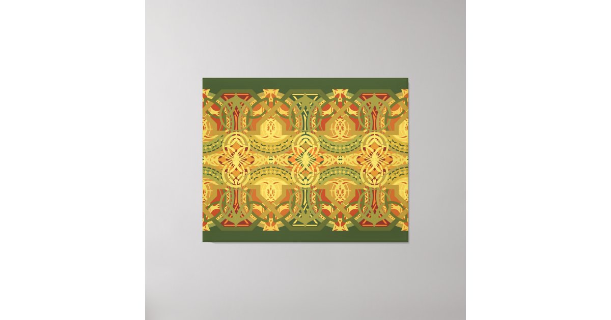 Louis Sullivan Upper Beam Stencil Poster Canvas Print | Zazzle