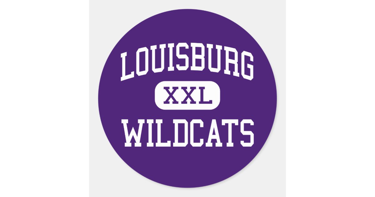 Louisburg - Wildcats - High - Louisburg Kansas Classic Round Sticker ...