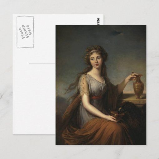 Louise Le Brun- Portrait of Anna Pitt Postcard | Zazzle