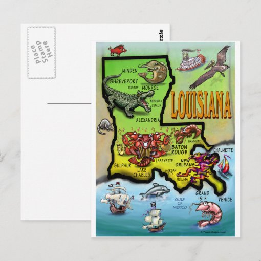Louisiana Postcard | Zazzle