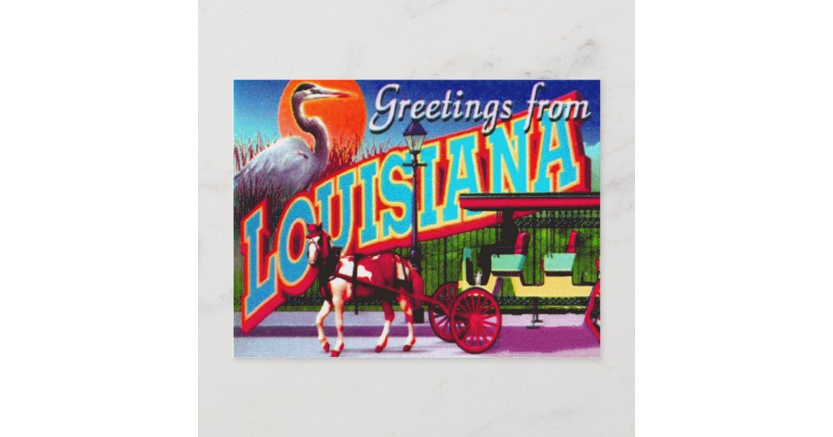 Louisiana Postcard | Zazzle