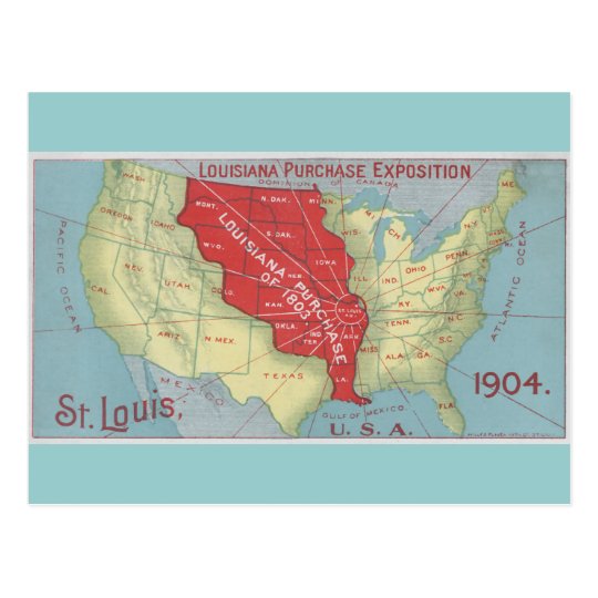 Louisiana Purchase Postcard | Zazzle.com