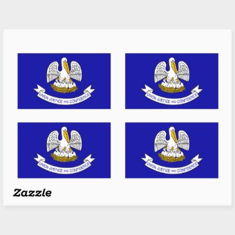 Louisiana State Flag Sticker | Zazzle