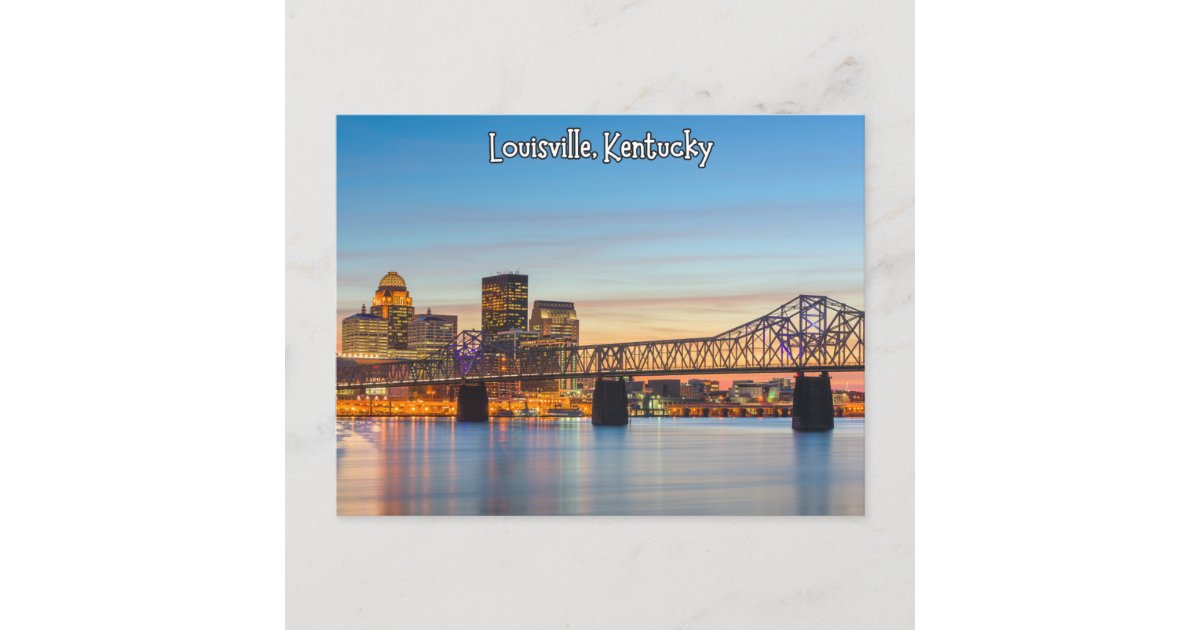 Louisville Kentucky Bridge Postcard | Zazzle