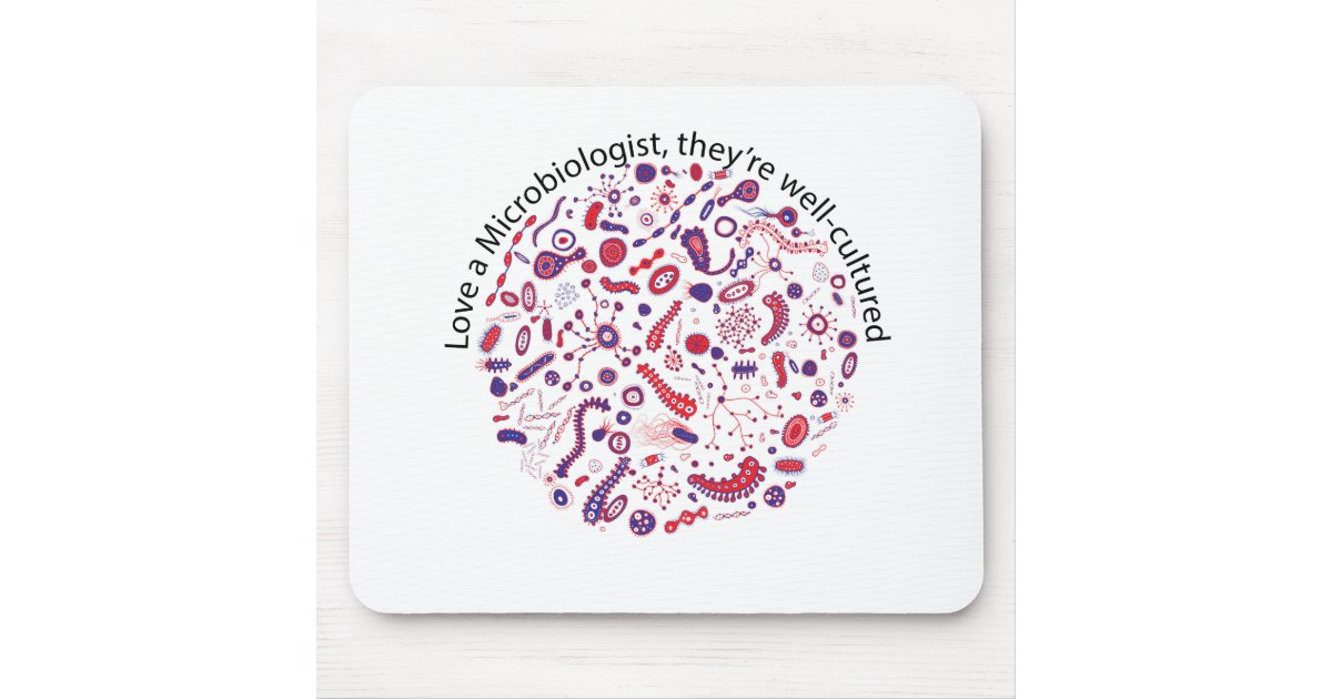 Love a Microbiologist Mouse Pad | Zazzle