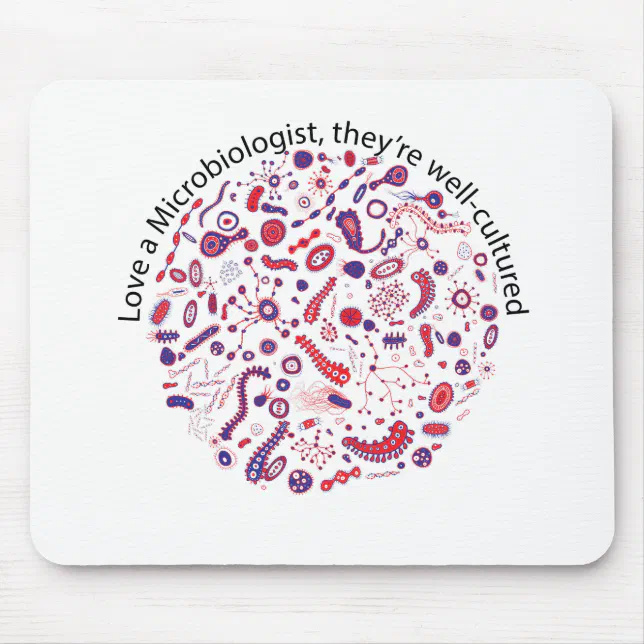 Love a Microbiologist Mouse Pad | Zazzle