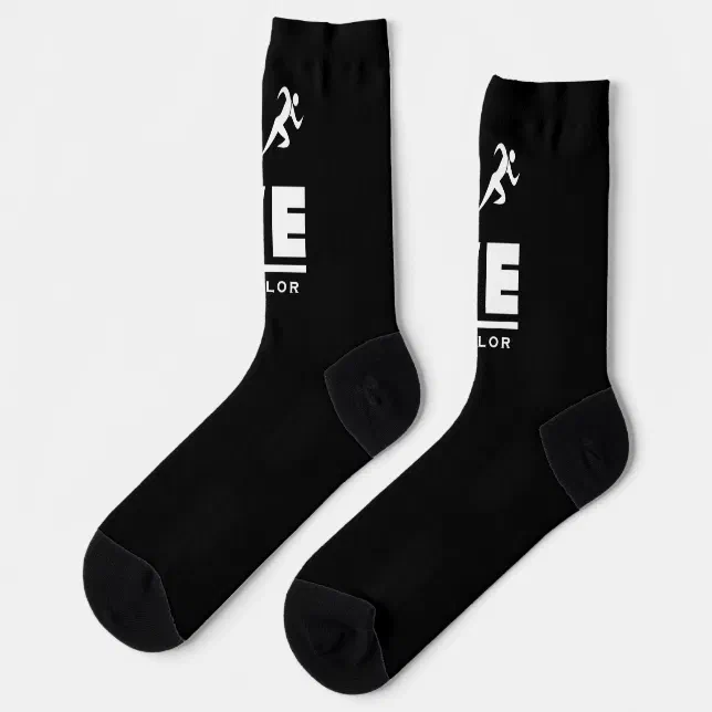 Love And Live Athletics Track And Field Sports Fan Socks | Zazzle