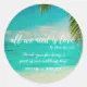 Love and the Beach Wedding Favor Stickers | Zazzle