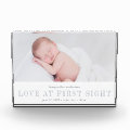 Love at First Sight | Baby Photo Block | Zazzle
