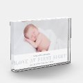 Love at First Sight | Baby Photo Block | Zazzle