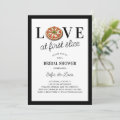 Love At First Slice Pizza Italian Bridal Shower Invitation | Zazzle