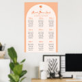 Love at First Spritz Aperol Find Your Seat Chart | Zazzle