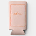 Love At First Spritz Hand Drawn Bridal Shower Seltzer Can Cooler | Zazzle