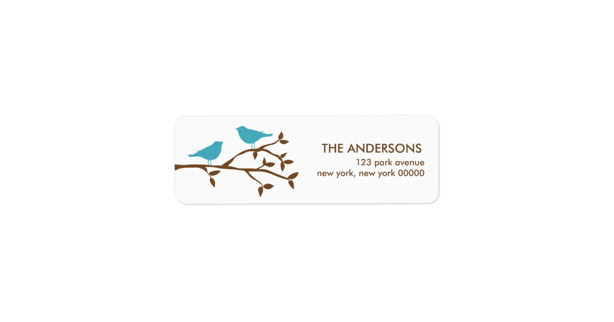 Love Birds Address Labels | Zazzle