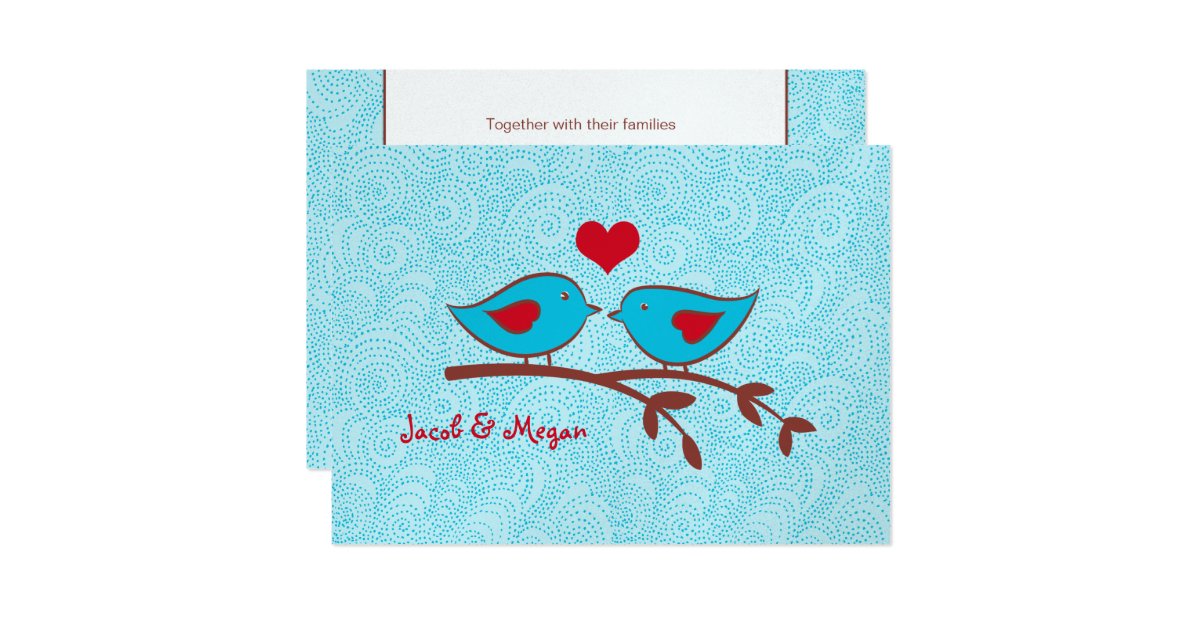 Love Bird Invitation Template