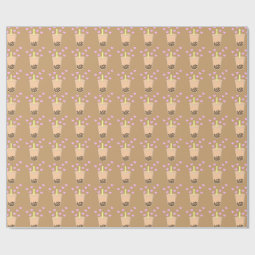 Love Bubble Tea Wrapping Paper | Zazzle
