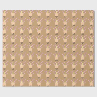 Love Bubble Tea Wrapping Paper | Zazzle