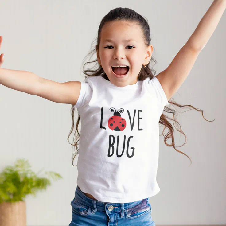 Love Bug - Cute Kids T-shirt | Zazzle
