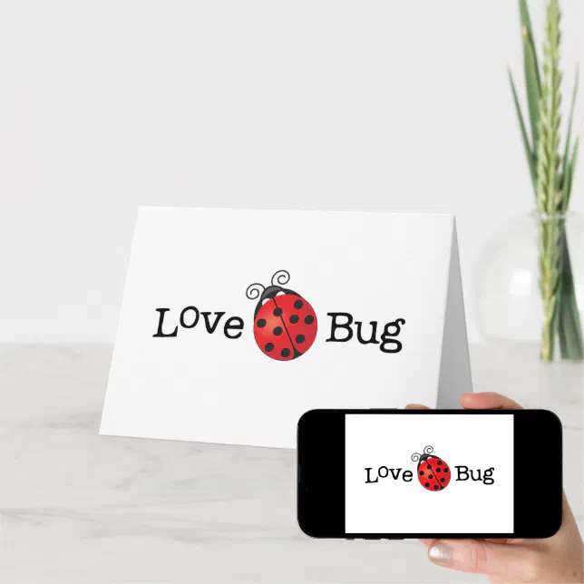 Love Bug - Ladybug Card | Zazzle