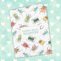 Love Bug Valentine's Day Note Card | Zazzle