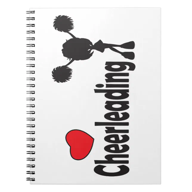Love Cheerleading Notebook | Zazzle