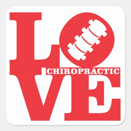LOVE Chiropractic Stickers | Zazzle.com