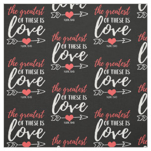 Inspirational Positive Word Pattern Fabric | Zazzle