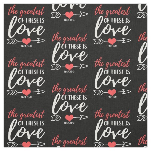 Inspirational Positive Word Pattern Fabric | Zazzle