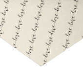Love Classic Script Chic Calligraphy Tissue Paper | Zazzle