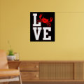 Love Crabs Seafood Crabbing Crab Lobster Sea Poster | Zazzle