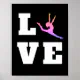 Love Dance | Colorful Dancer Poster | Zazzle