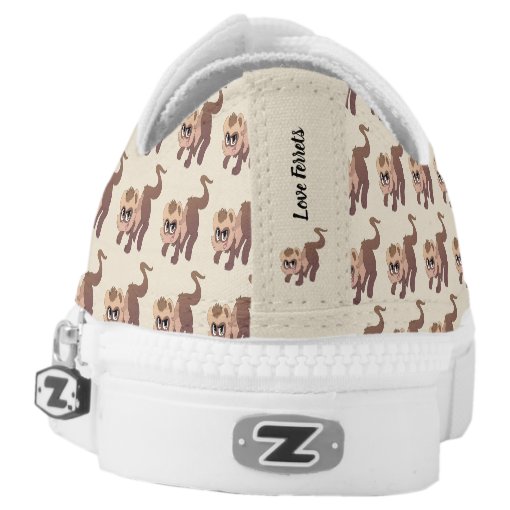 Love Ferret Low Top Shoes | Zazzle