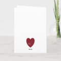 LOVE Graphic Minimalist Heart Shaped Photo Wedding Card | Zazzle