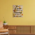 Love Home Family Poster | Zazzle