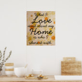 Love Home Family Poster | Zazzle